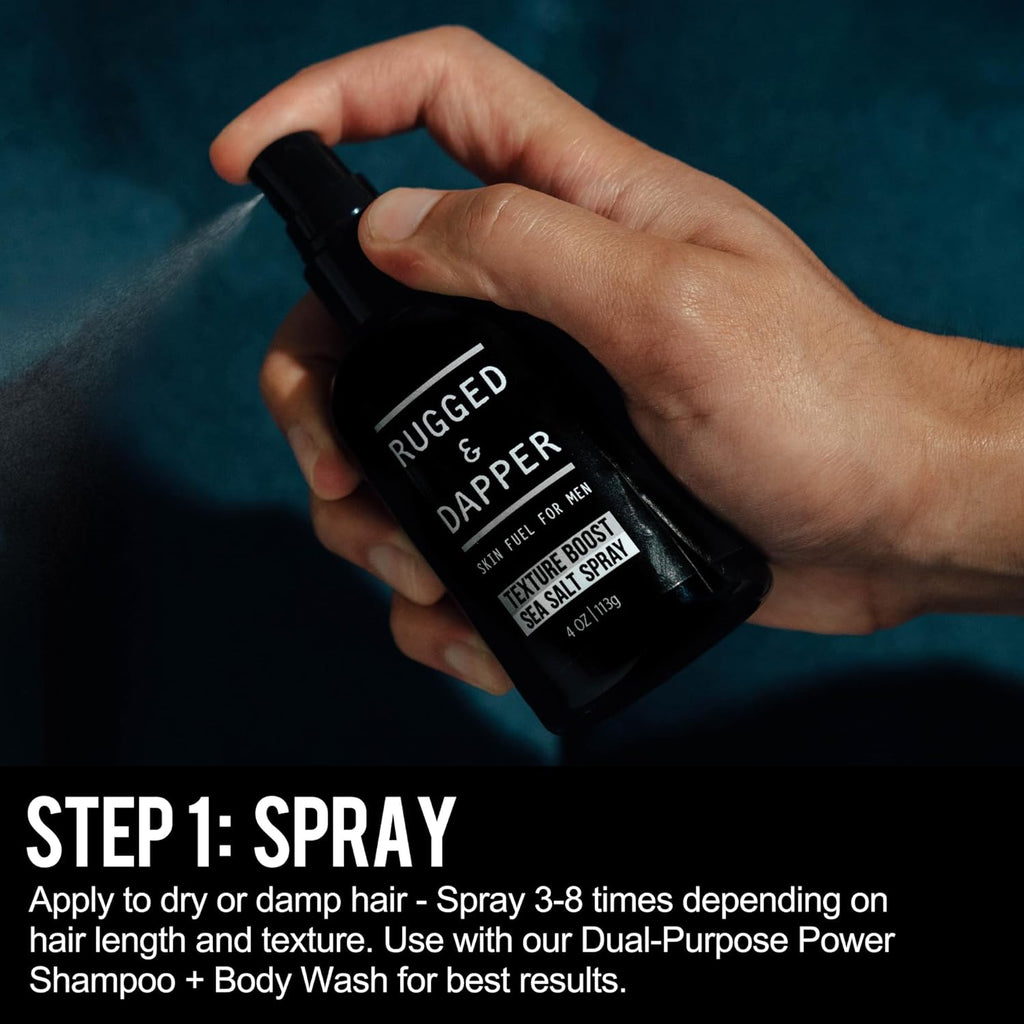 Texture Boost Sea Salt Spray – RUGGED & DAPPER